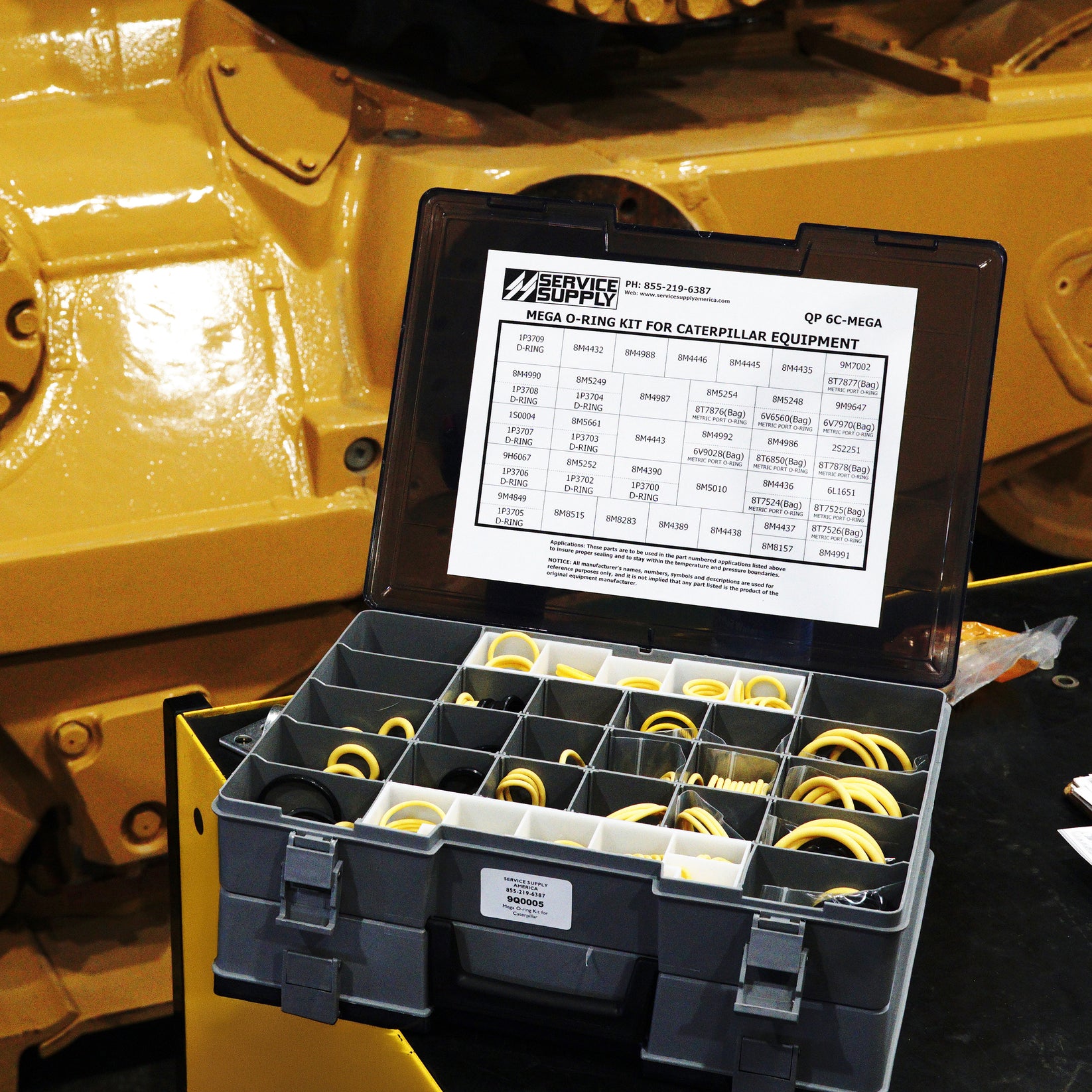 Mega O-Ring Kit for Caterpillar Equipment – Service Supply America